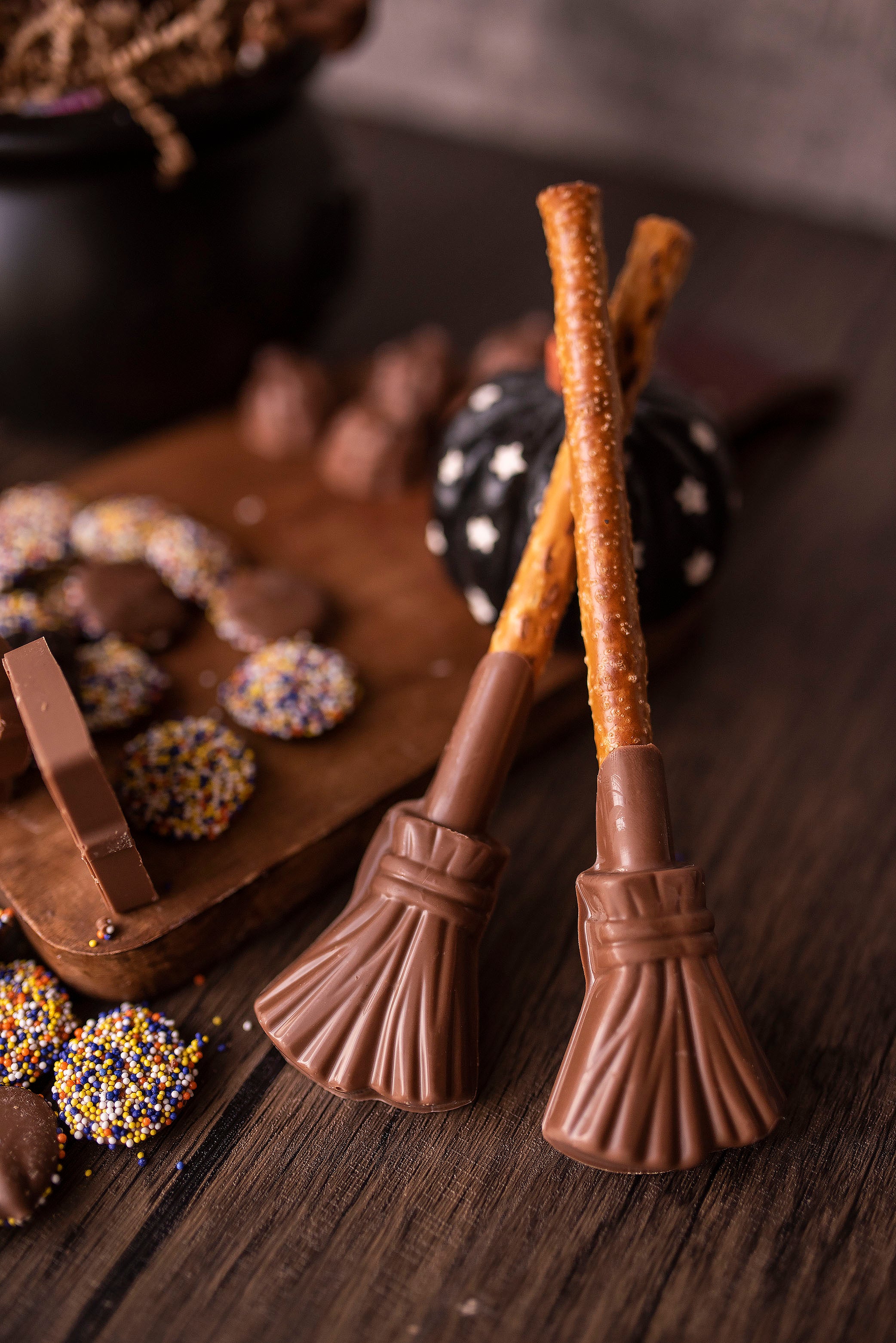 Broom Stick pretzel rods | Park Edge Sweet Shoppe